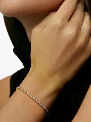 Melissa Kaye 18k Yellow Diamond Tennis Bracelet