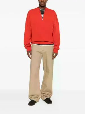 Extreme Cashmere Like Quarter-zip Sweater