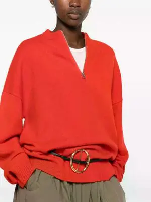 Extreme Cashmere Like Quarter-zip Sweater