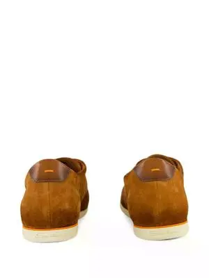Santoni Suede Low-top Sneakers