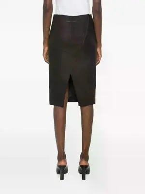 MAISON MARGIELA Asymmetric Midi Skirt