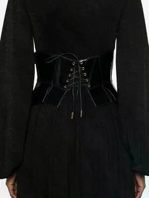 Elisabetta Franchi Corset-style Pleated Maxi Dress