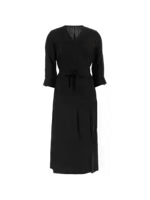 UMA WANG Anthea Wrap Midi Dress