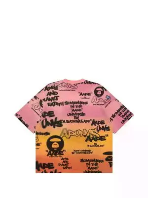 AAPE BY *A BATHING APE Graffiti-print T-shirt