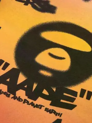 AAPE BY *A BATHING APE Graffiti-print T-shirt