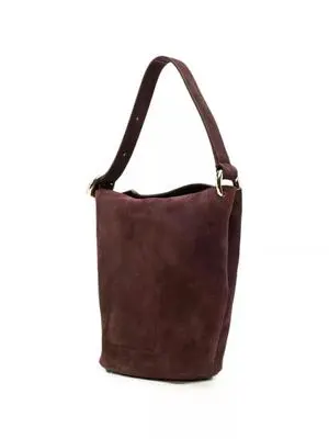 JOSEPH M Fold Suede Bucket Bag