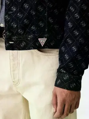 Guess Jacquard Denim Jacket