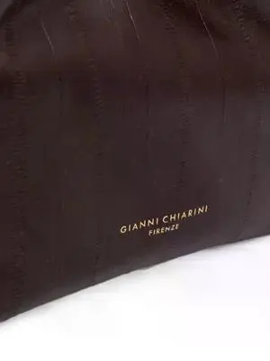 GIANNI CHIARINI Small Dua Leather Shoulder Bag