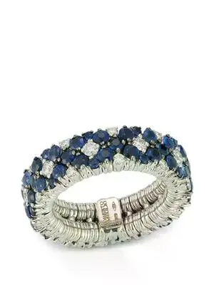 Roberto Demeglio Sapphire And Diamond Stretch Ring