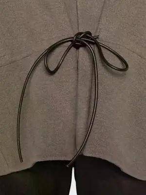 Rick Owens Sail Self-tie Flared Jacket