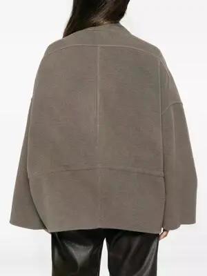 Rick Owens Sail Self-tie Flared Jacket - Grey