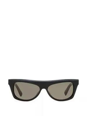 Jacquemus Pina Geometric-frame Sunglasses - Black