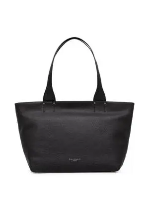 GIANNI CHIARINI Barbara Grained-leather Tote Bag - Black