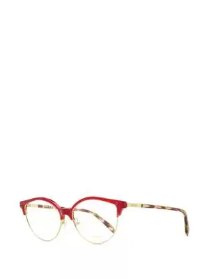 Emilio Pucci Browline Glasses - Red