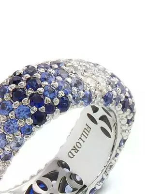 FULLORD Ghost Sapphire And Diamond Ring - Silver