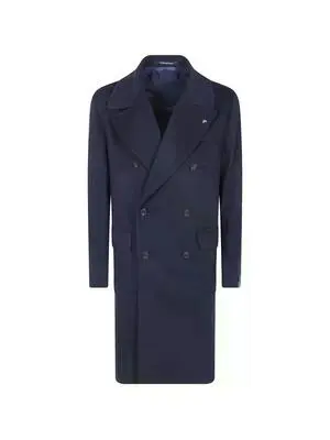Tagliatore Double-breasted Coat - Blue