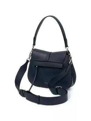 GIANNI CHIARINI Medium Helena Round Grained-leather Shoulder Bag
