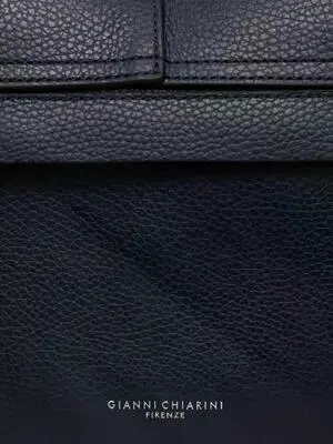 GIANNI CHIARINI Medium Helena Round Grained-leather Shoulder Bag
