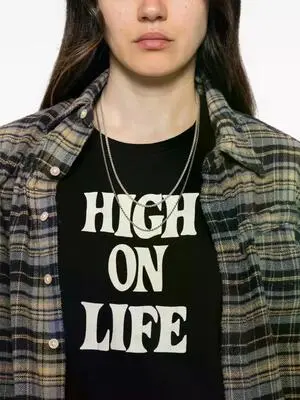 R13 Slogan Print T-shirt