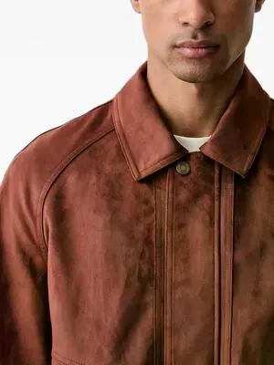 Guess Suede-effect Bomber Jacket