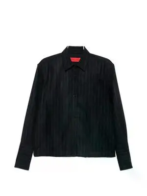 THELATEST Codie Pinstripe-pattern Long-sleeve Shirt - Blue