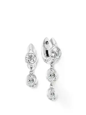 UNIFORM OBJECT Diamond Earrings - Silver