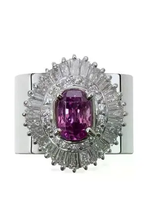 YUTAI Revive Pink Sapphire And Diamond Ring