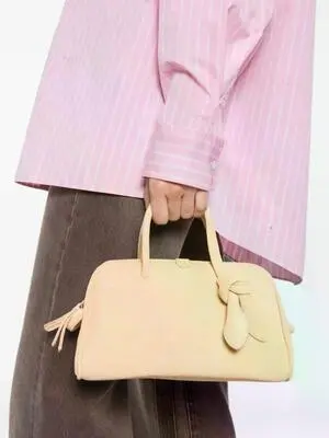 Jacquemus La Petit Turism Leather Tote Bag - Neutrals