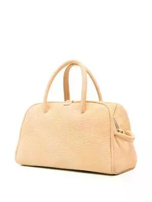 Jacquemus La Petit Tourism Leather Tote Bag - Neutrals
