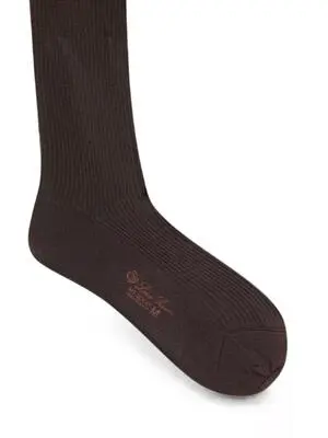 Loro Piana Wool Socks - Brown