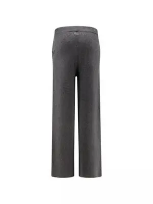 HEVO Drawstring Knitted Track Pants - Grey