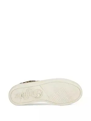 BUFFALO Paired Leopard-print Platform Sneakers