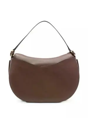 LANCEL L Celeste Double Buckle Saddle Bag - Brown