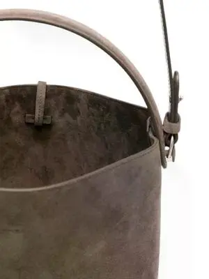 Giorgio Armani Logo-print Suede Tote Bag