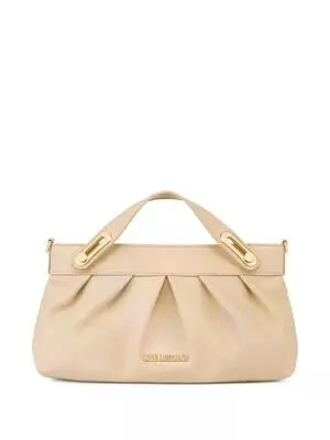 Moschino Ruched Tote Bag - Neutrals