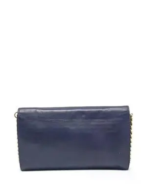 AIGNER Logo Flap Clutch Bag
