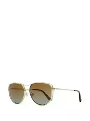 Emilio Pucci Aviator Eyeglasses - Gold