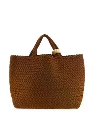 NAGHEDI Medium St. Barths Hand-woven Tote Bag - Brown