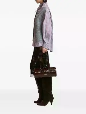 Essentiel Antwerp Kute Checked Layered-vest Shirt