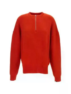 Extreme Cashmere Nº496 Half-zip Dropped-shoulder Sweater
