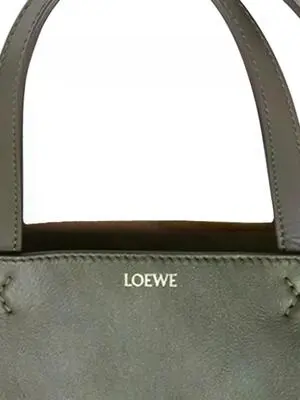 Loewe 2020-2026 Mini Calfskin Puzzle Fold Tote Satchel