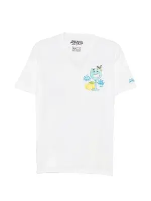 MC2 SAINT BARTH Graphic-print T-shirt - White