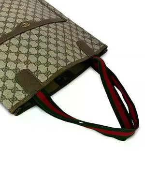 Gucci 20th Century Gg Supreme Web Tote Bag