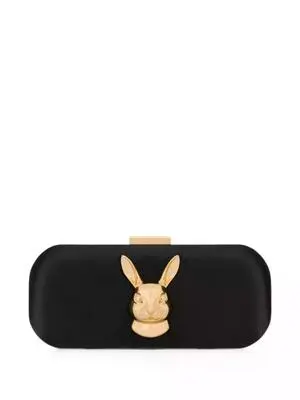 Moschino Rabbit-plaque Clutch Bag