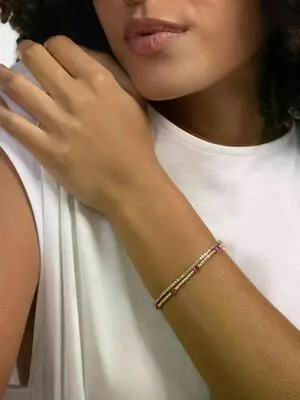 Roberto Demeglio Brown Diamond Stretch Bracelet
