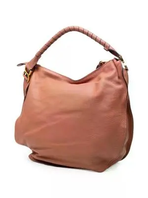 Chloé 2011 Large Pebbled Calfskin Marcie Hobo Satchel - Pink