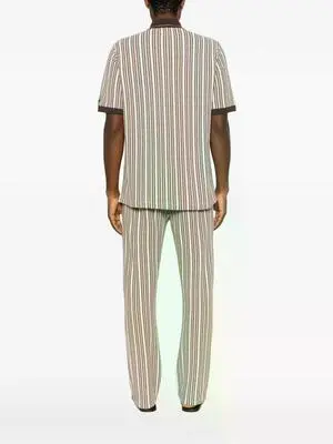 MC2 SAINT BARTH Marettimo Striped Knit Polo Shirt