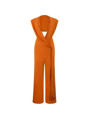 Alberta Ferretti V-neck Jumpsuit