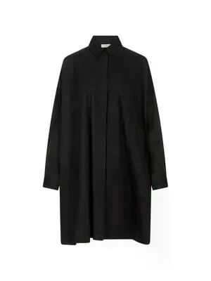 MEIMEIJ Oversized Side-slit Shirt - Black