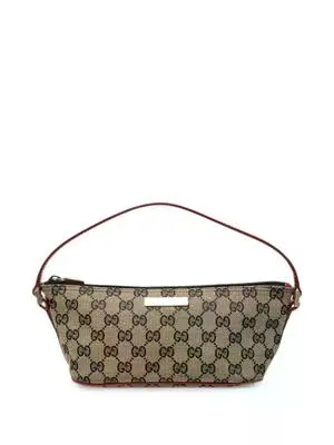 Gucci 2000-2015 Gg Canvas Boat Shoulder Bag